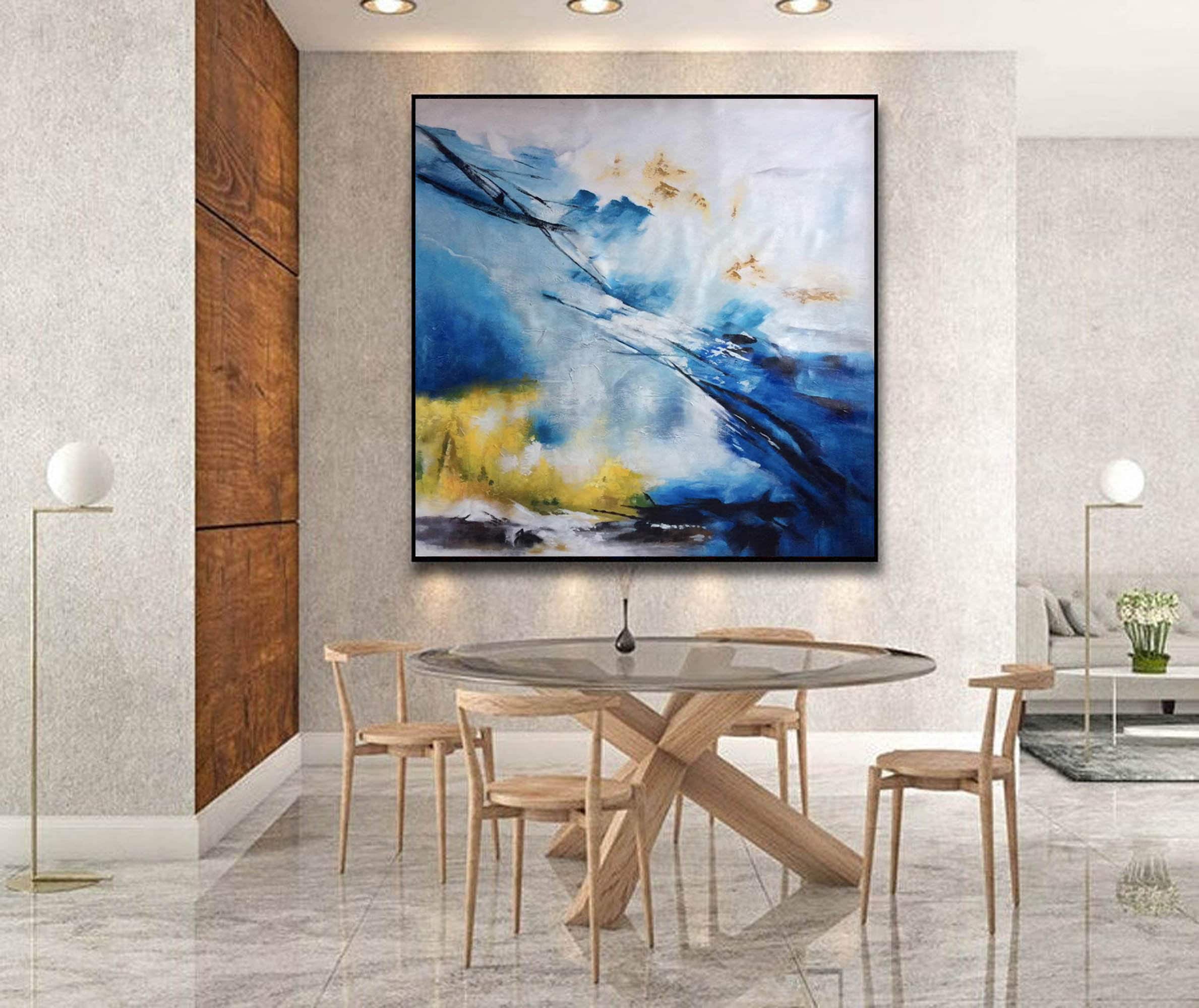 Large Abstract Painting, Oversized Canvas Art, Contemporary Painting ...