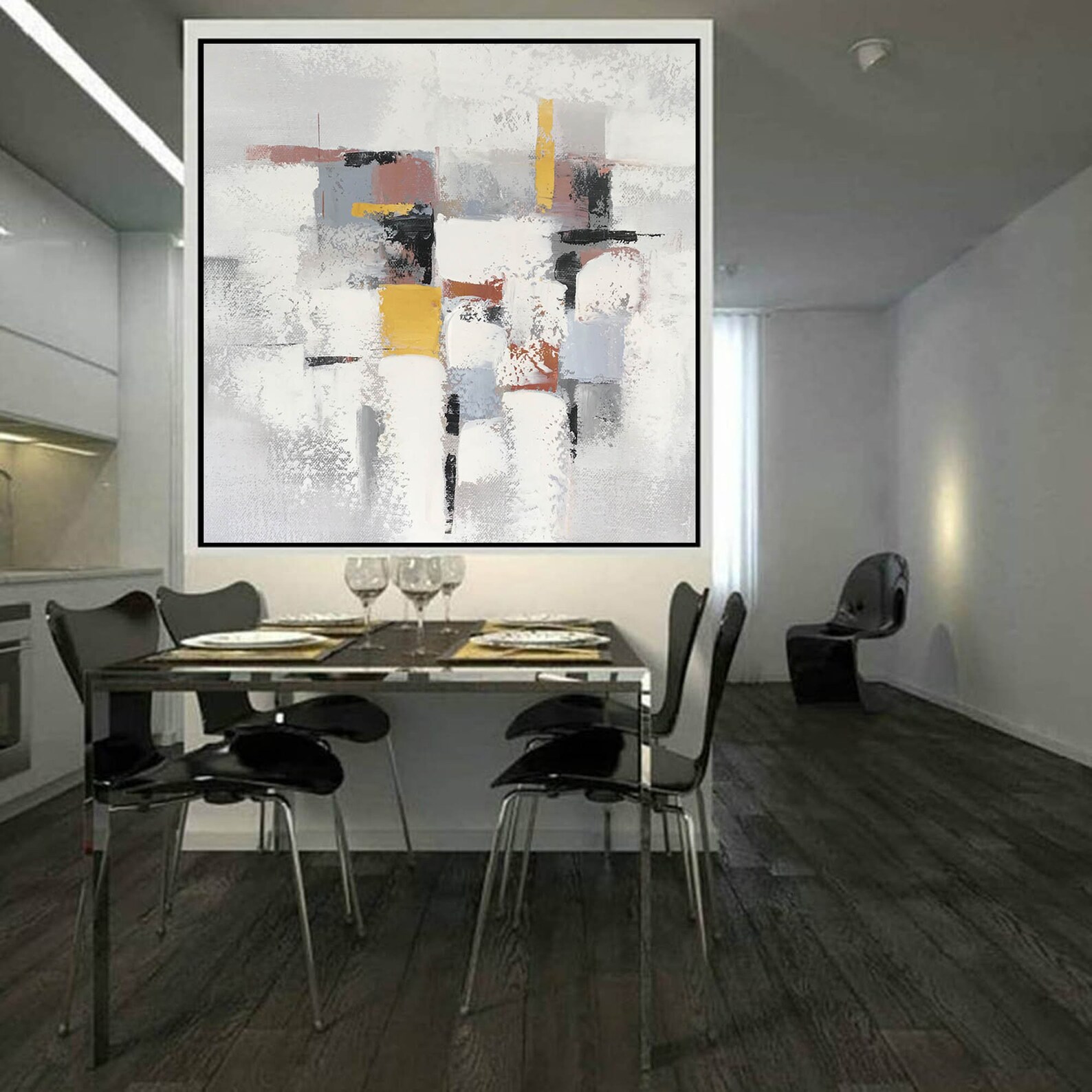 Modern Abstract Pantings on Canvas Original Abstract Canvas - Etsy