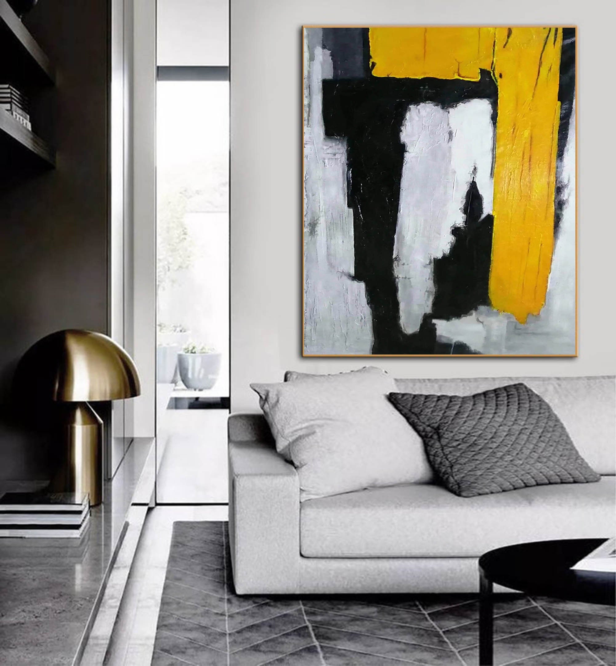 Original Oil Painting Abstract, Modern Abstract Paintings on Canvas ...