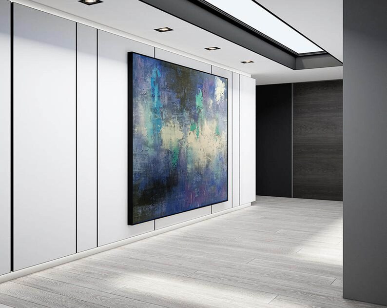 Abstract Painting Original Large, Large Canvas Art, Huge Wall Art ...