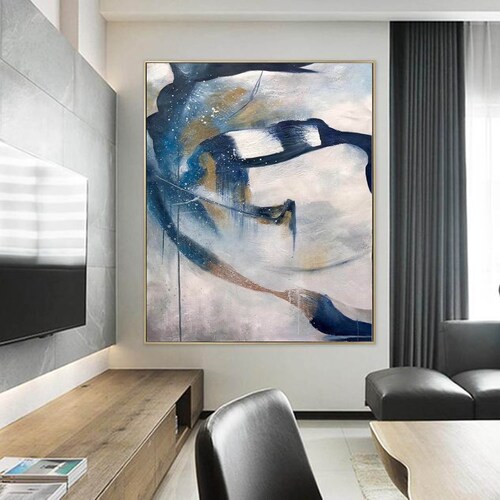 Modern Abstract Art Extra Large Wall Art Oversized Canvas - Etsy