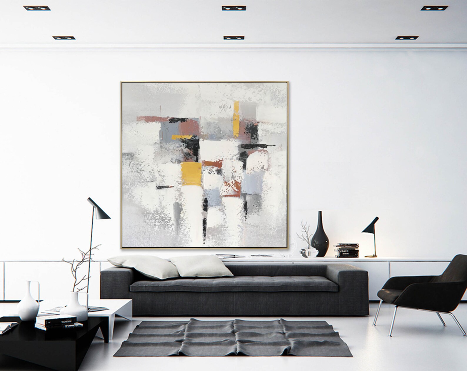 Modern Abstract Pantings on Canvas, Original Abstract Canvas Art ...