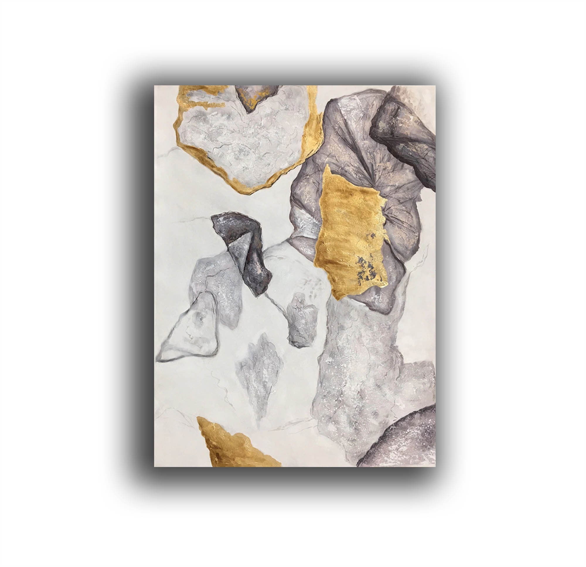 Large Abstract Wall Art, Modern Abstract Painting, Large Canvas Wall ...