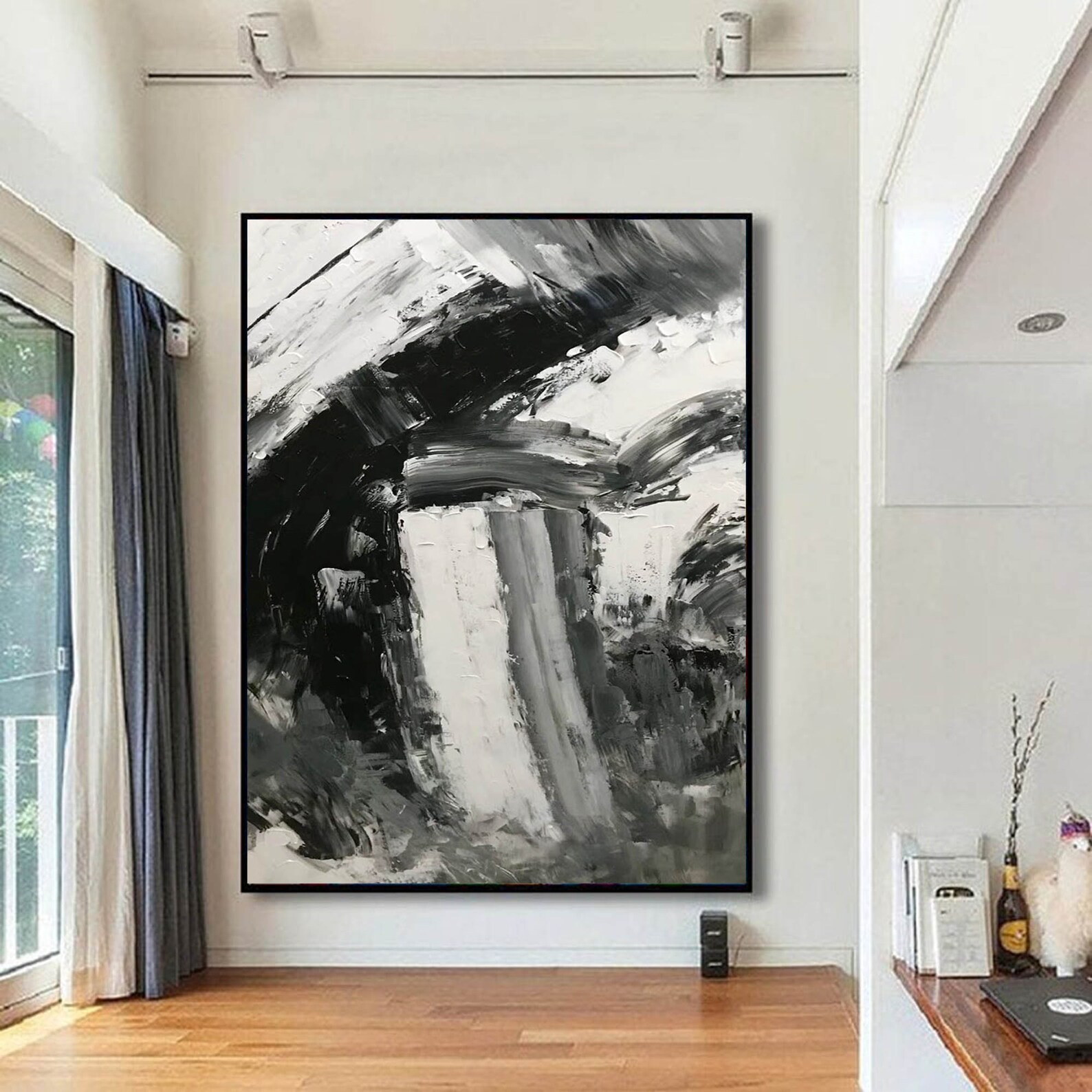 Oversized wall art canvas large abstract canvas art modern | Etsy