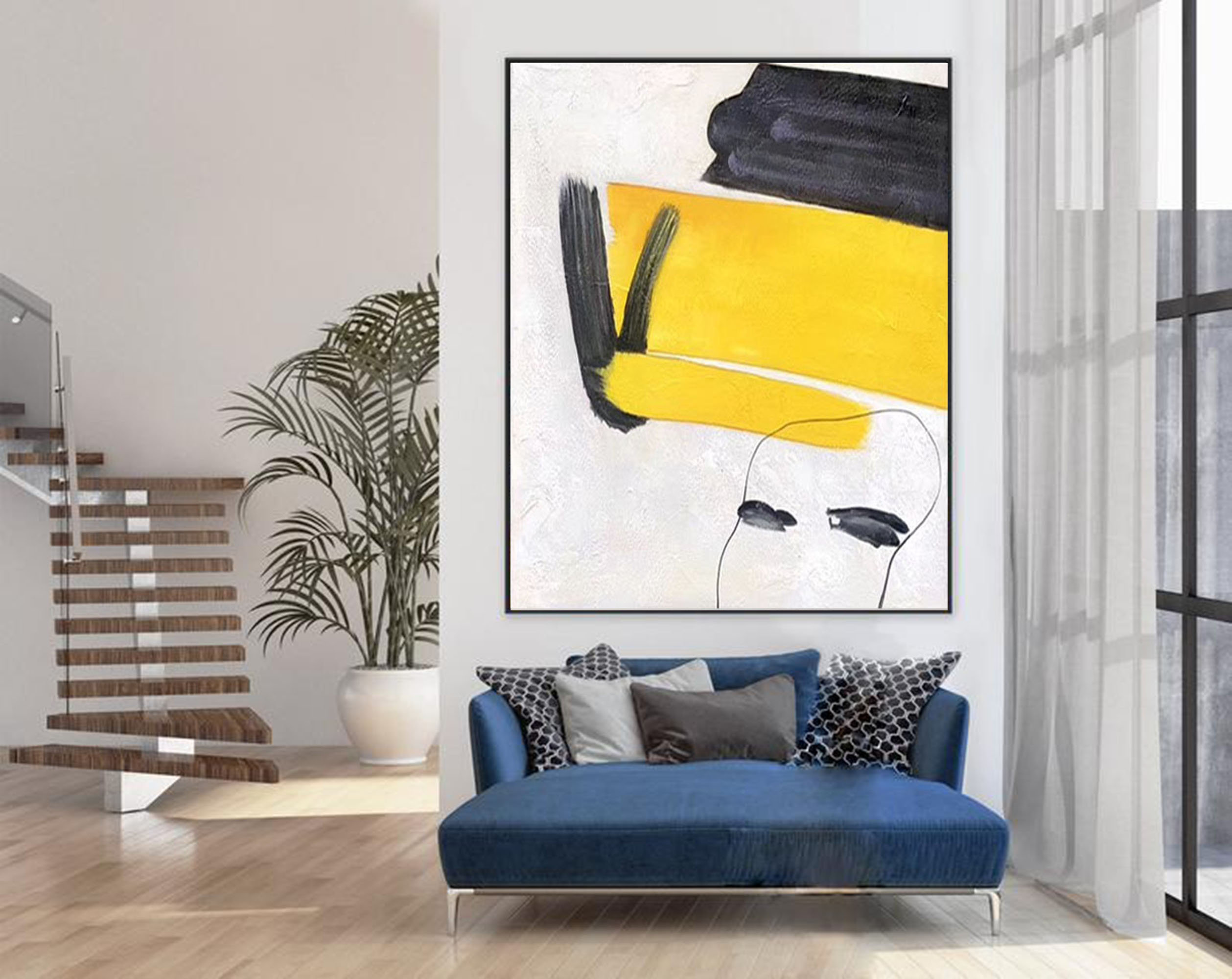 Large Painting on Canvas Original, Extra Large Wall Art, Large Canvas ...