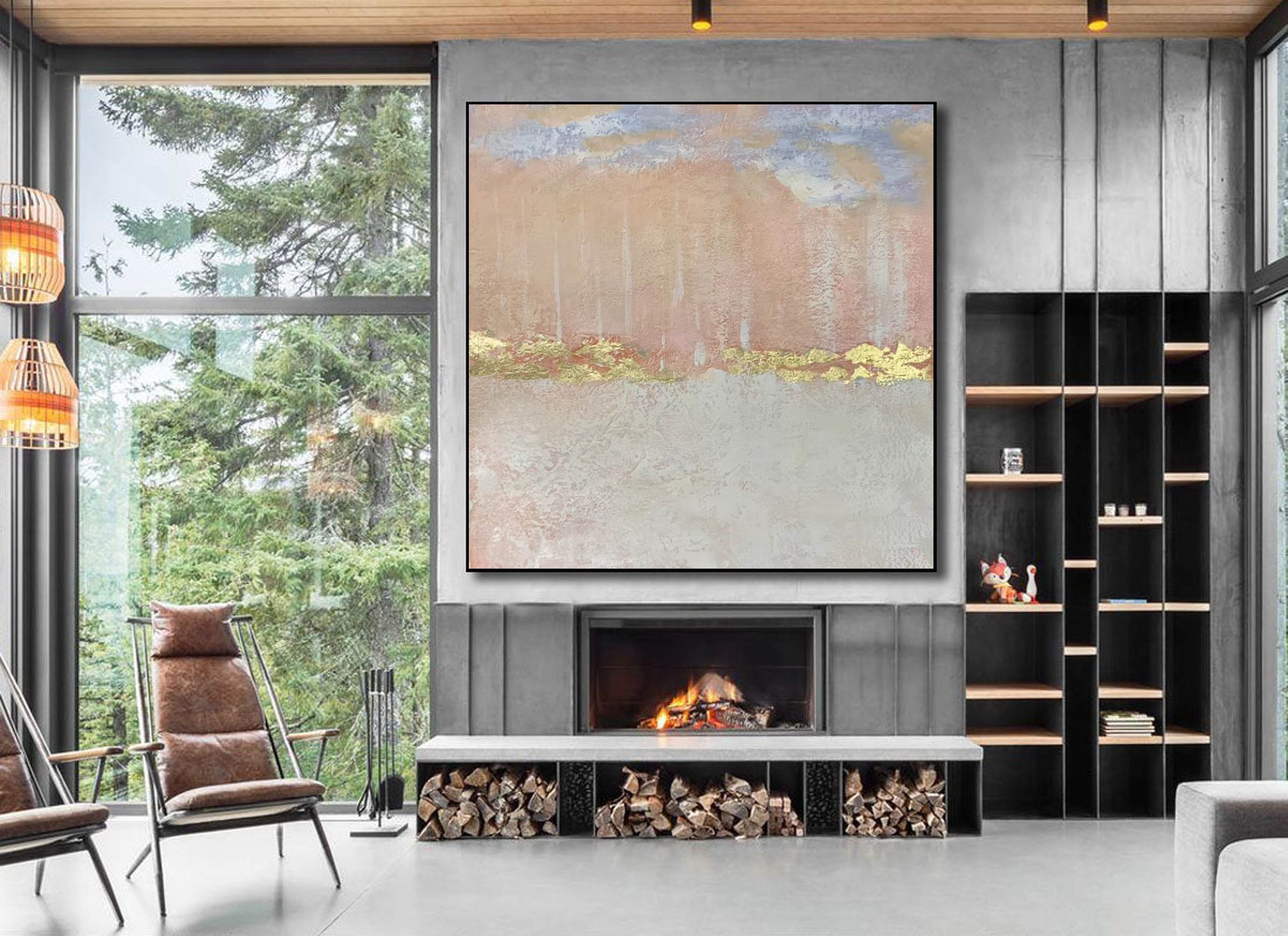 Extra Large Oil Painting Large Canvas Art, Modern Abstract Painting ...