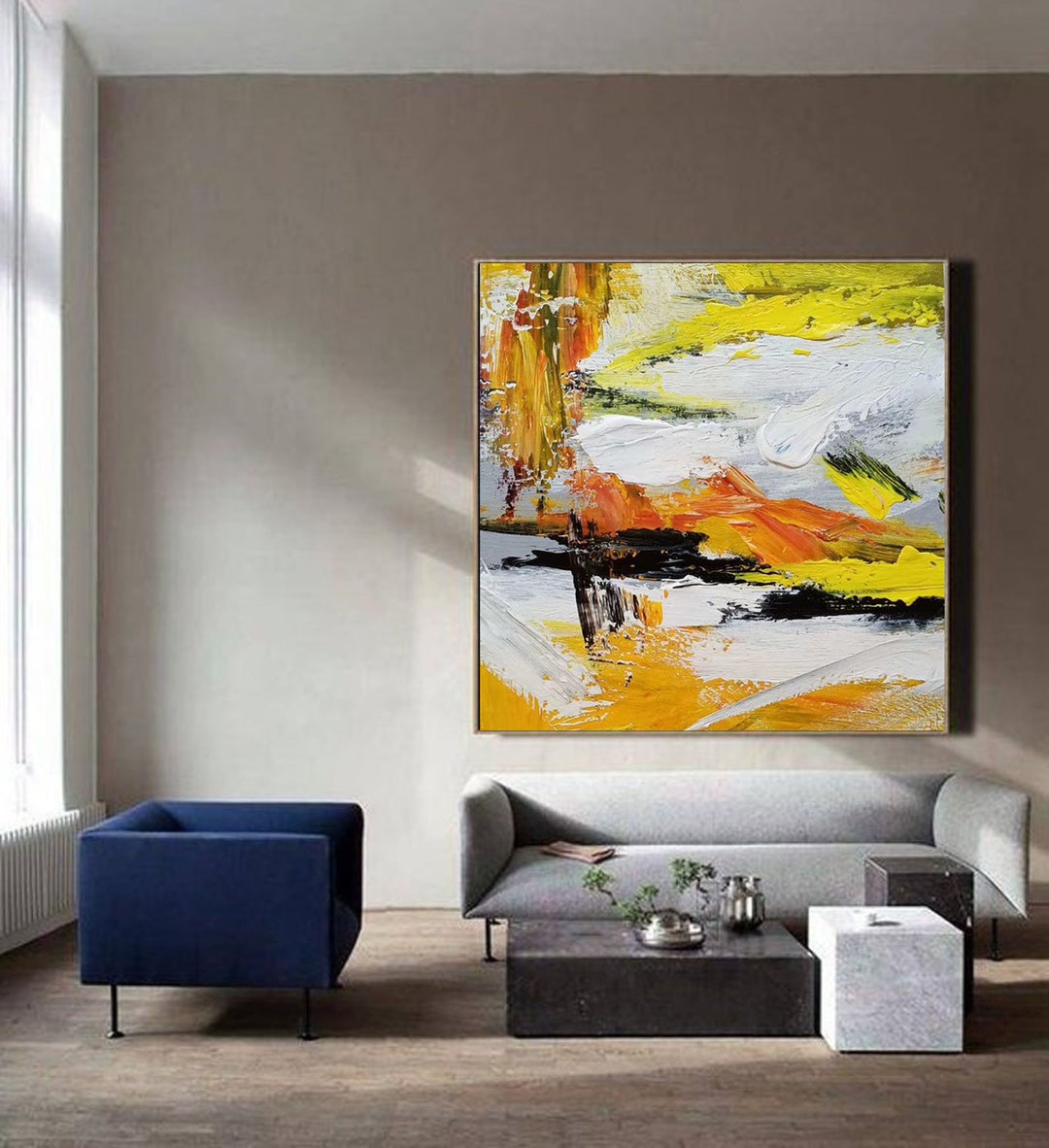 Large Oil Painting on Canvas, Extra Large Canvas Art, Abstract Painting ...