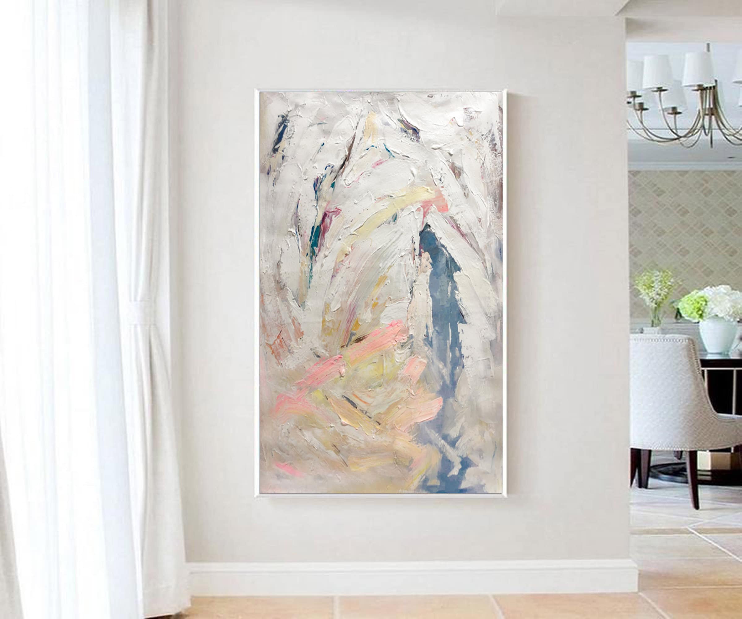 Large abstract canvas art modern abstract paintings on canvas | Etsy