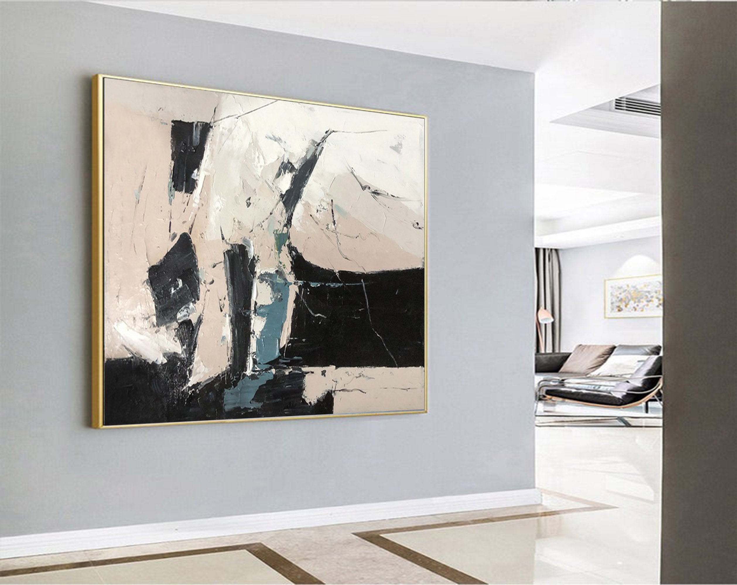 Extra Large Wall Art Abstract Large Canvas Art Modern | Etsy