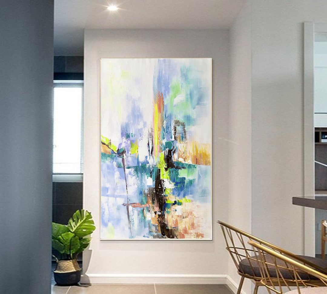 Large Abstract Wall Art Abstract Painting Original, Large Canvas Art ...