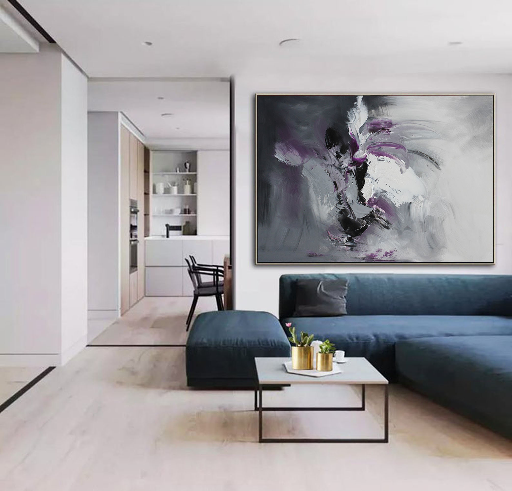 Large Original Abstract Painting Large Canvas Wall Art | Etsy