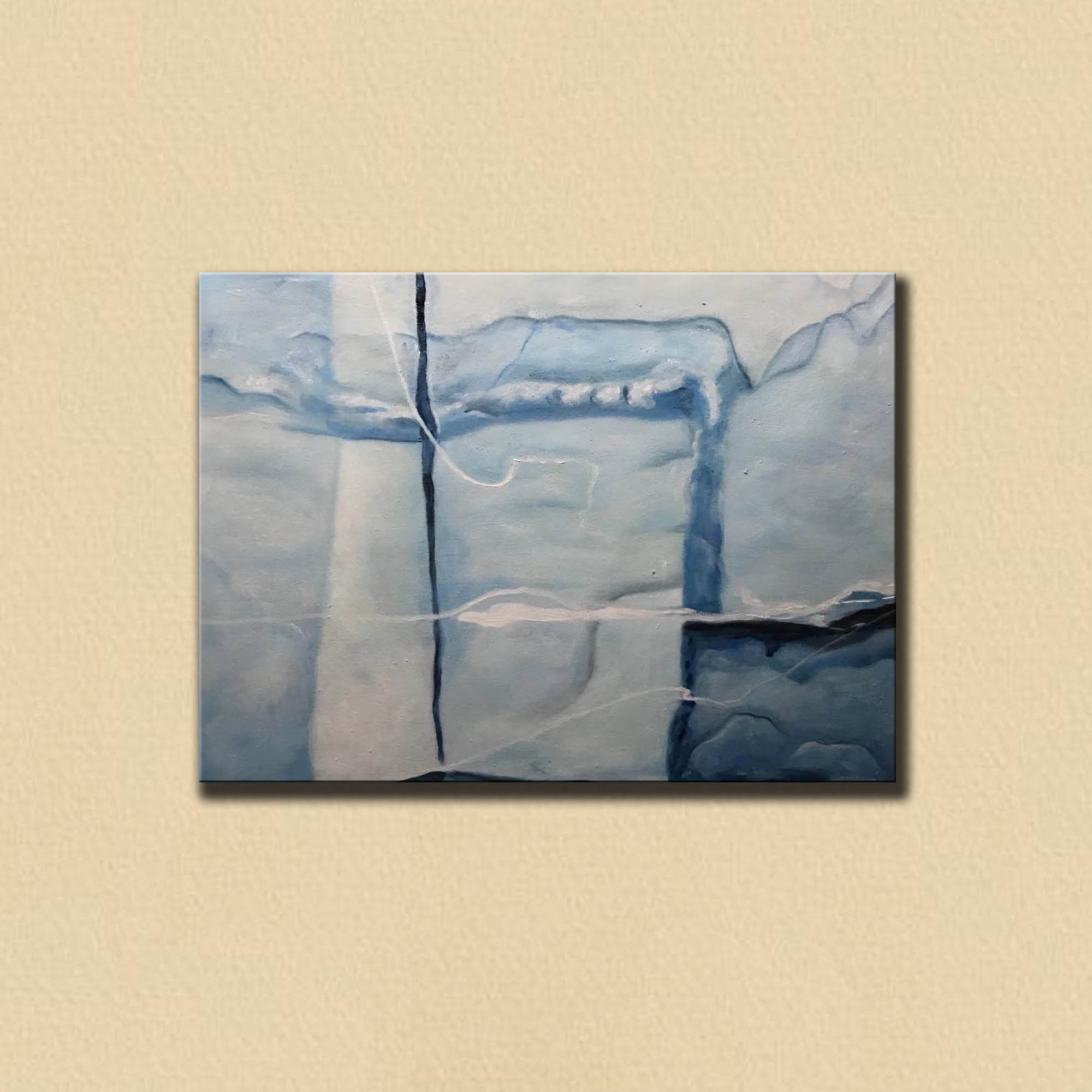 Modern Abstract Painting, Large Abstract Canvas Wall Art, Extra Large ...