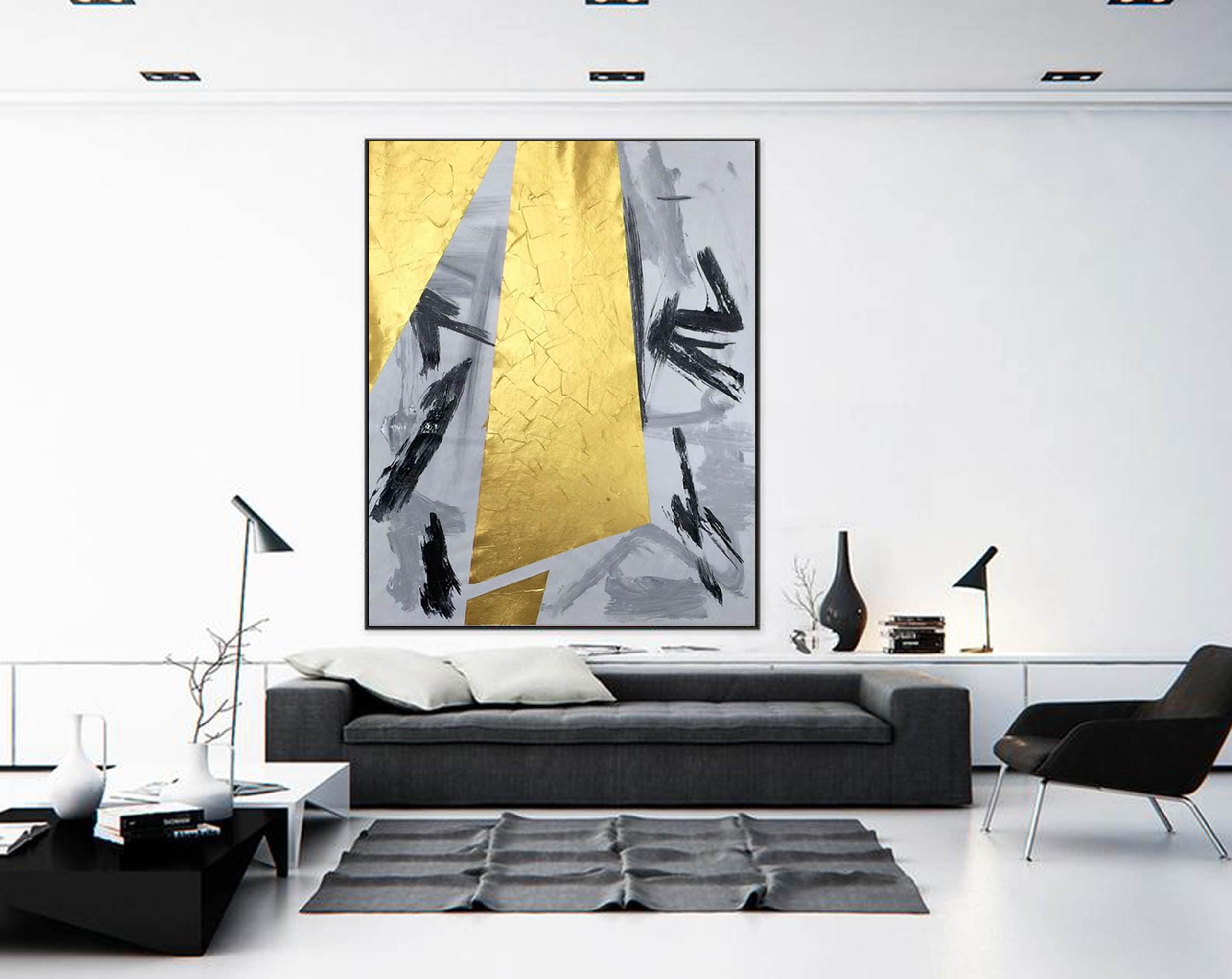 Extra Large Wall Art Canvas, Extra Large Painting on Canvas, Abstract ...