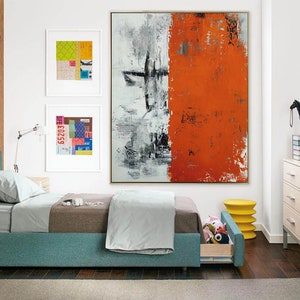 Large Painting on Canvas Original, Large Abstract Canvas Art, Big ...