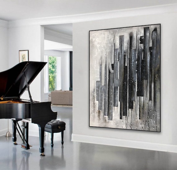 Large Abstract Painting Original Modern Abstract Canvas Art | Etsy