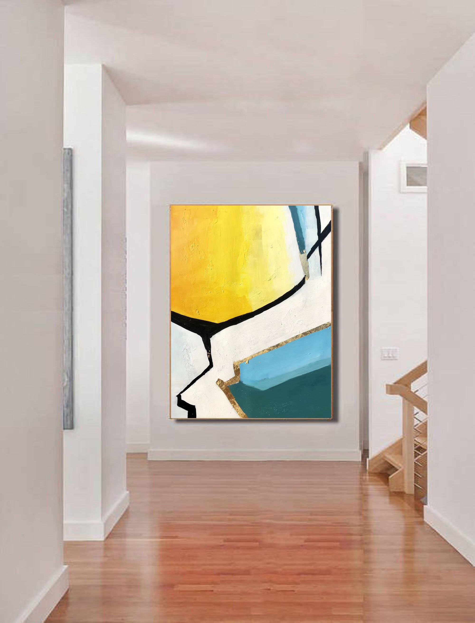 Extra Large Wall Art Framed Original Abstract Painting Large | Etsy