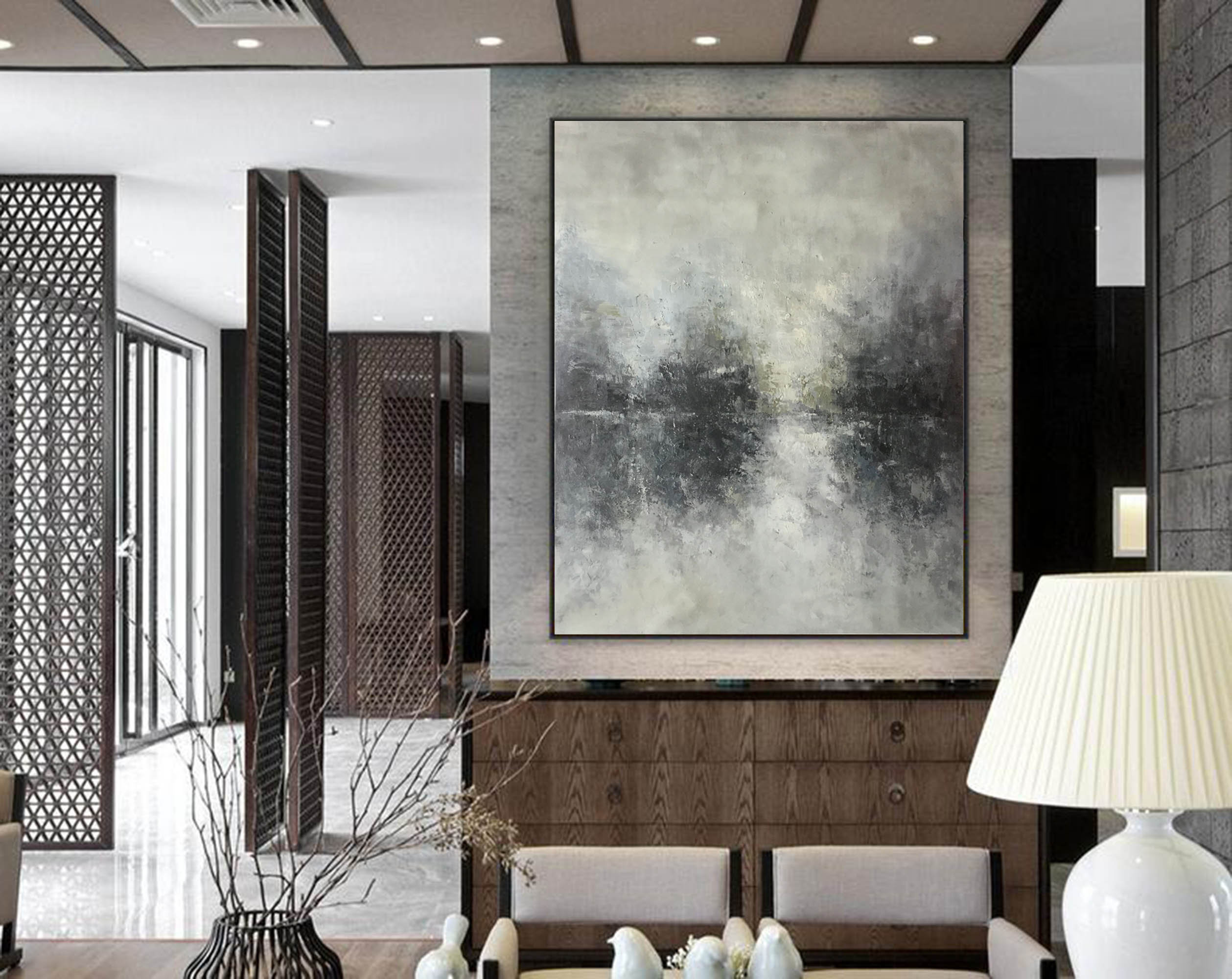 Extra Large Wall Art Abstract, Large Acrylic Painting, Large Abstract ...