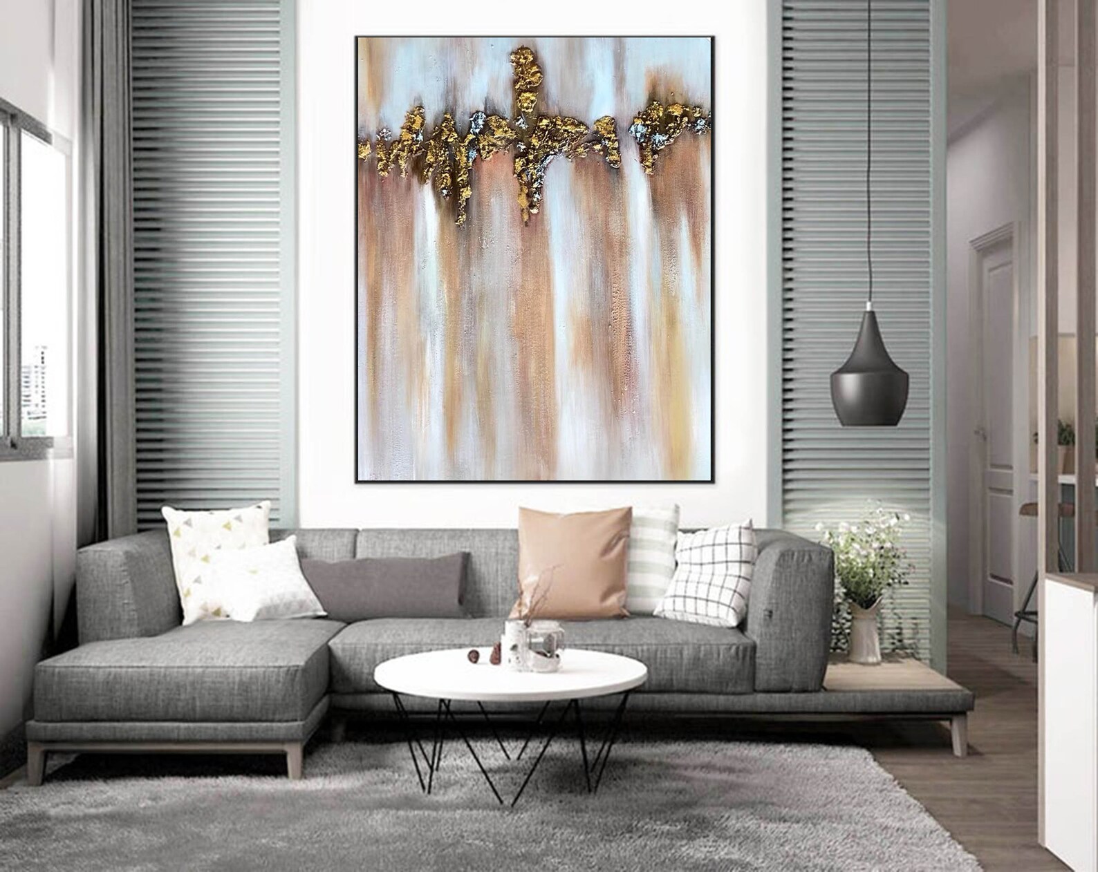 Large abstract painting original abstract canvas art | Etsy