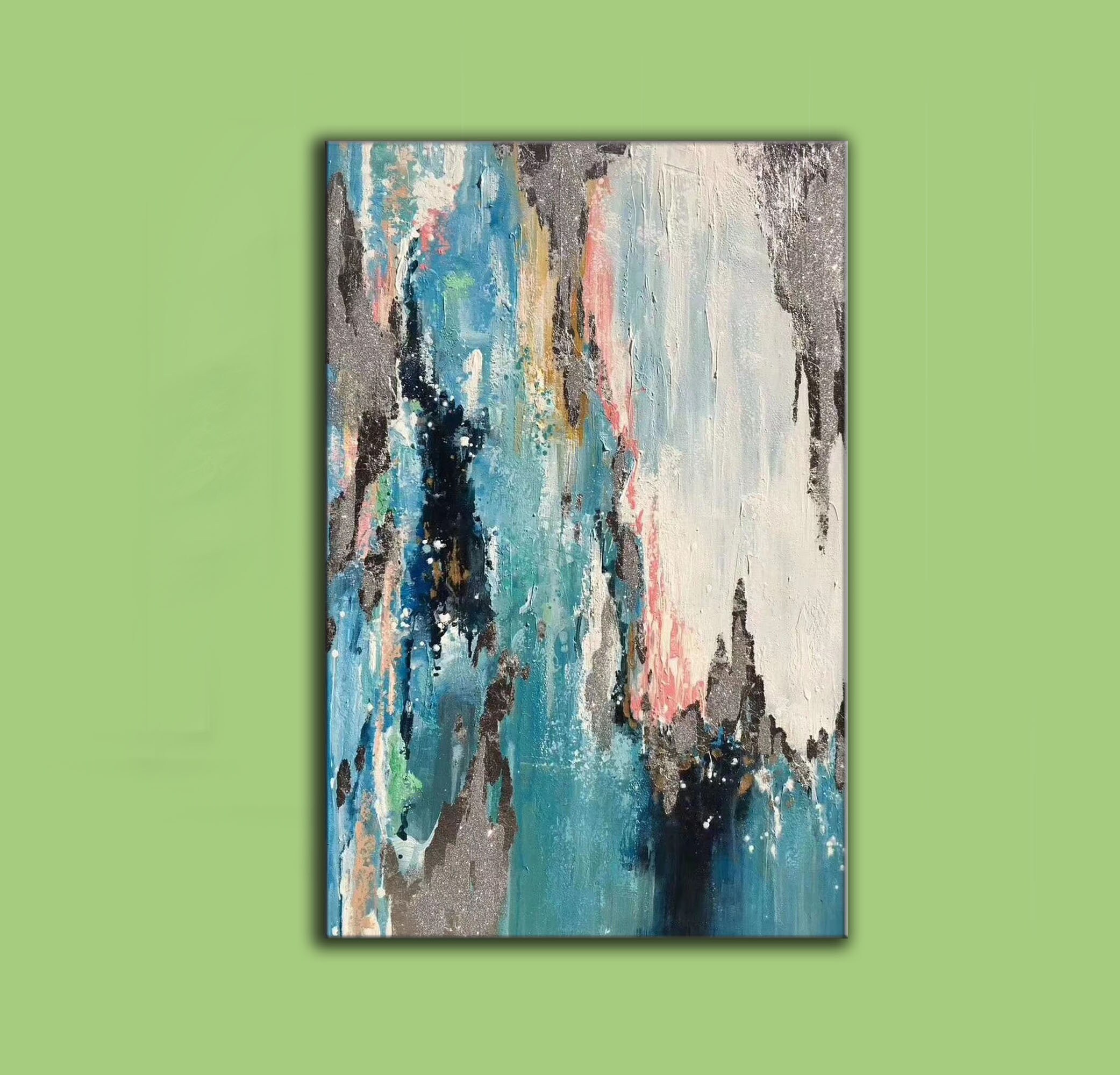 Abstract painting original large large canvas art abstract | Etsy