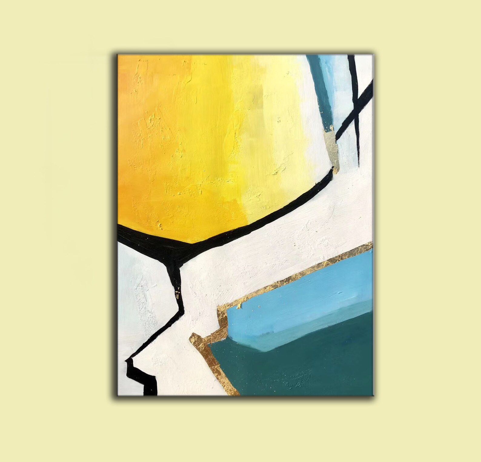 Extra Large Wall Art Framed Original Abstract Painting Large - Etsy