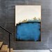 Large Blue Painting on Canvas Extra Large Wall Art Modern - Etsy