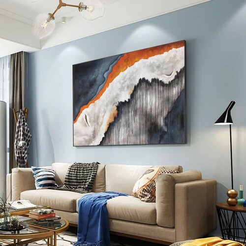 Large Abstract Wall Art Canvas Original Abstract Painting - Etsy