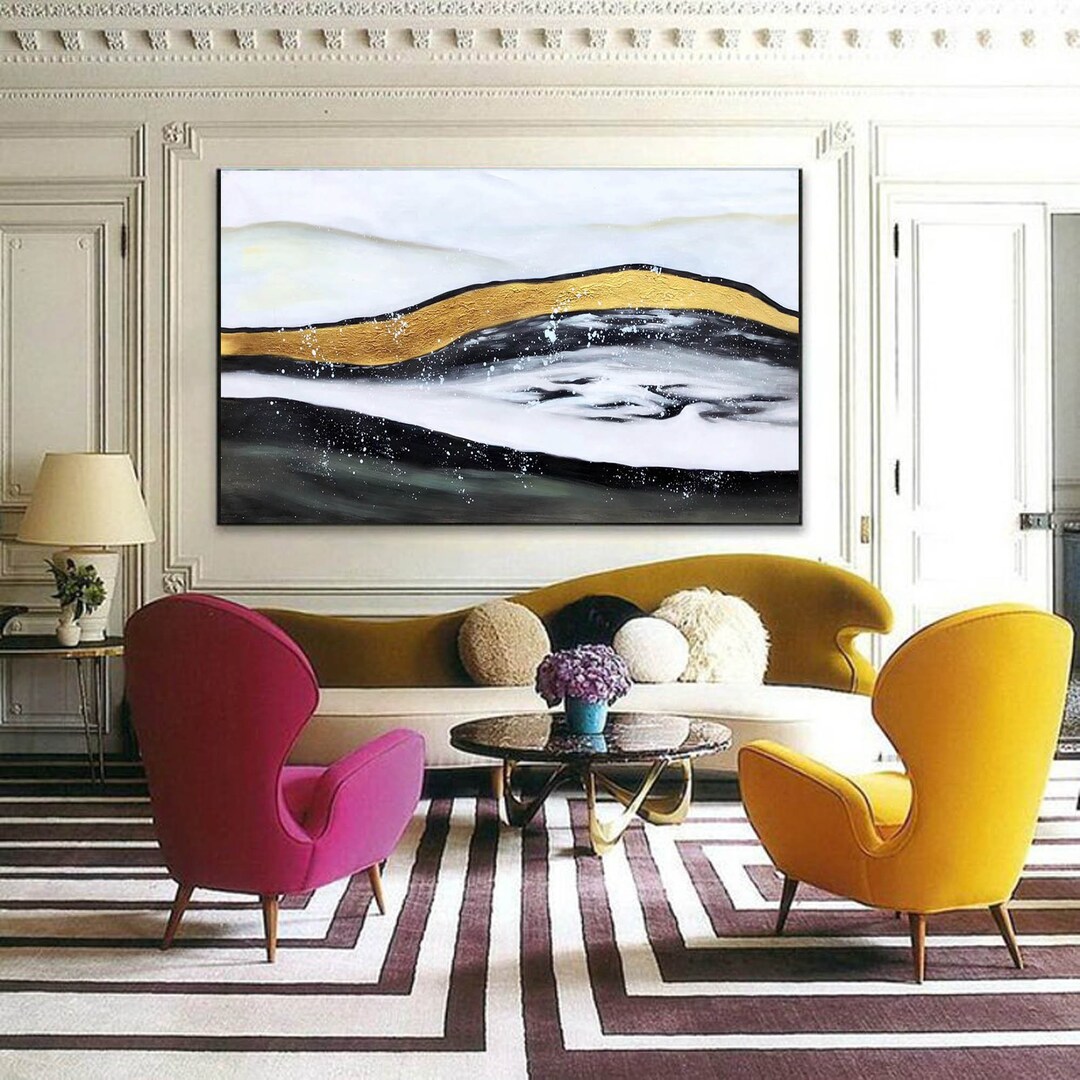 Large Abstract Wall Art, Modern Art Painting, Large Artwork, Large ...