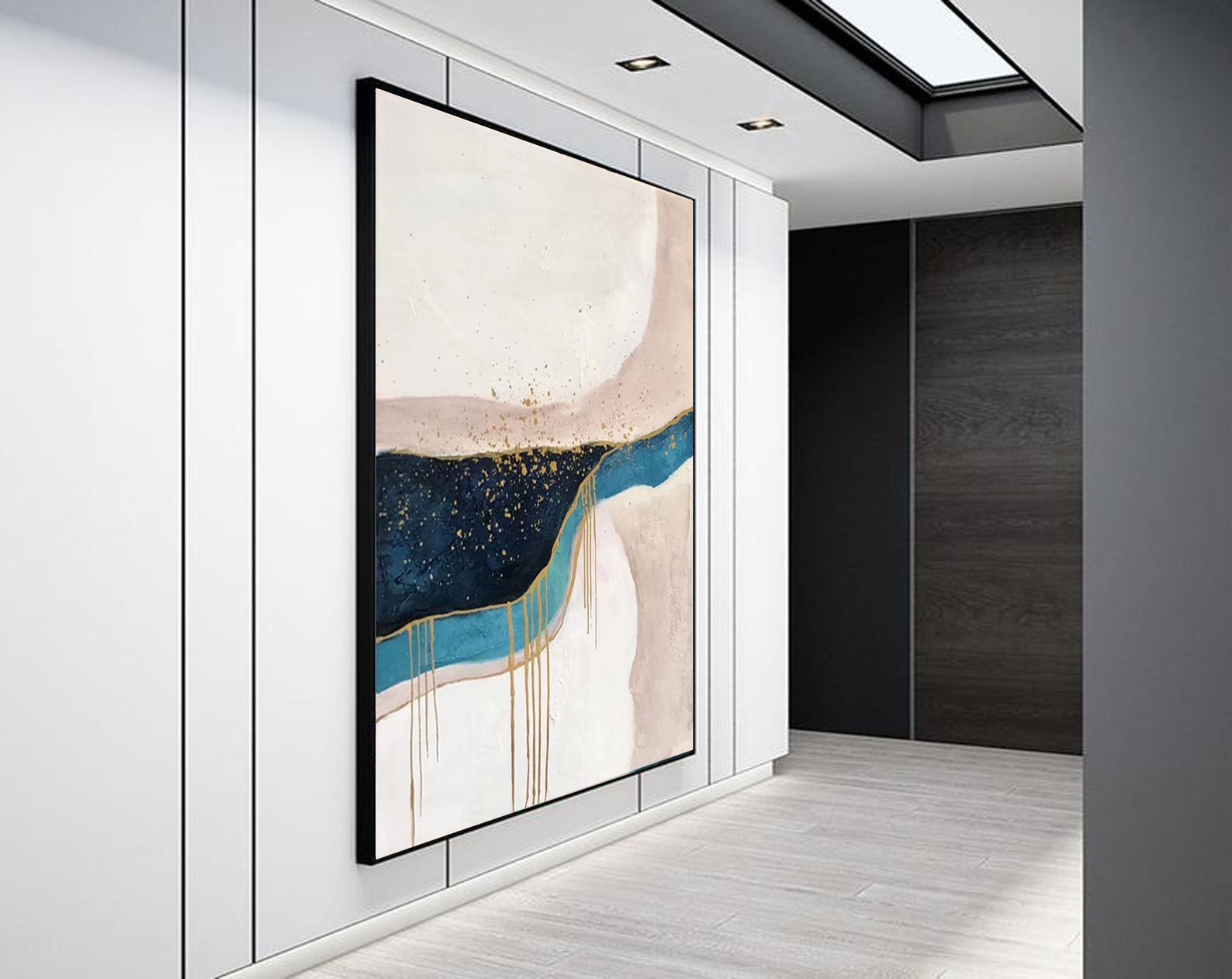 Large Canvas Wall Art Abstract, Original Painting, Extra Large Wall Art ...