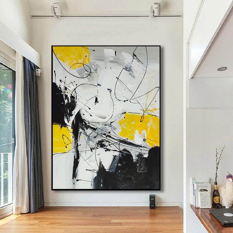 Modern Abstract Painting Acrylic Textured Painting Extra - Etsy