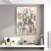 Extra Large Wall Art Vertical, Large Abstract Painting on Canvas ...