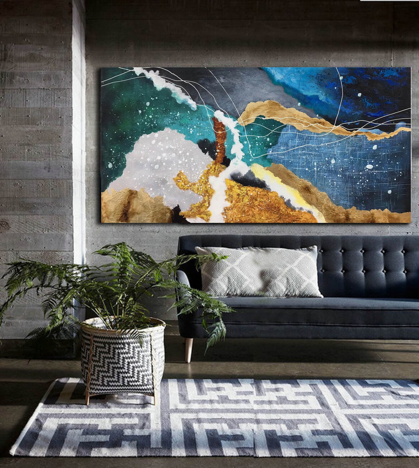 Abstract Painting Original, Extra Large Wall Art Abstract, Modern ...