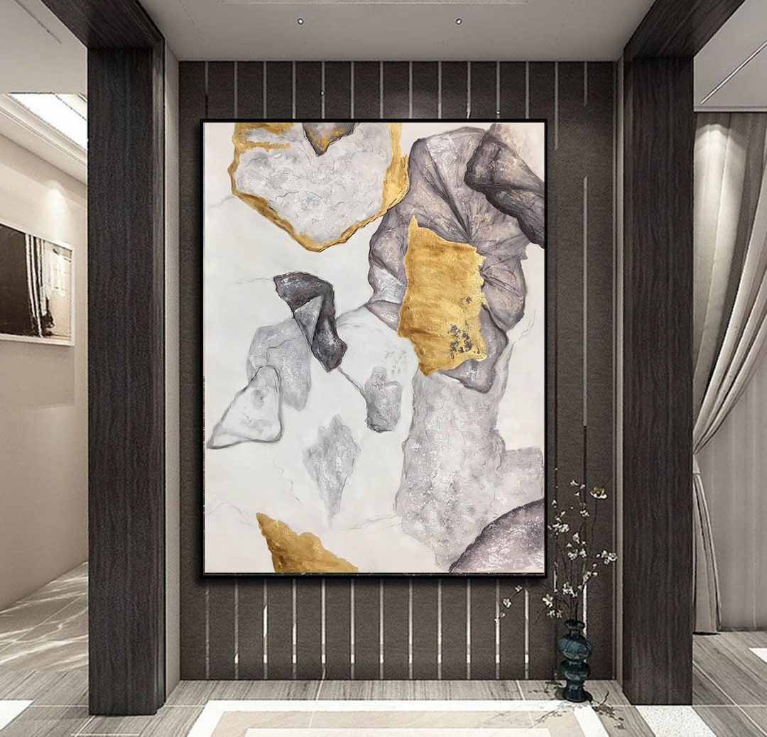 Large Abstract Wall Art, Modern Abstract Painting, Large Canvas Wall ...