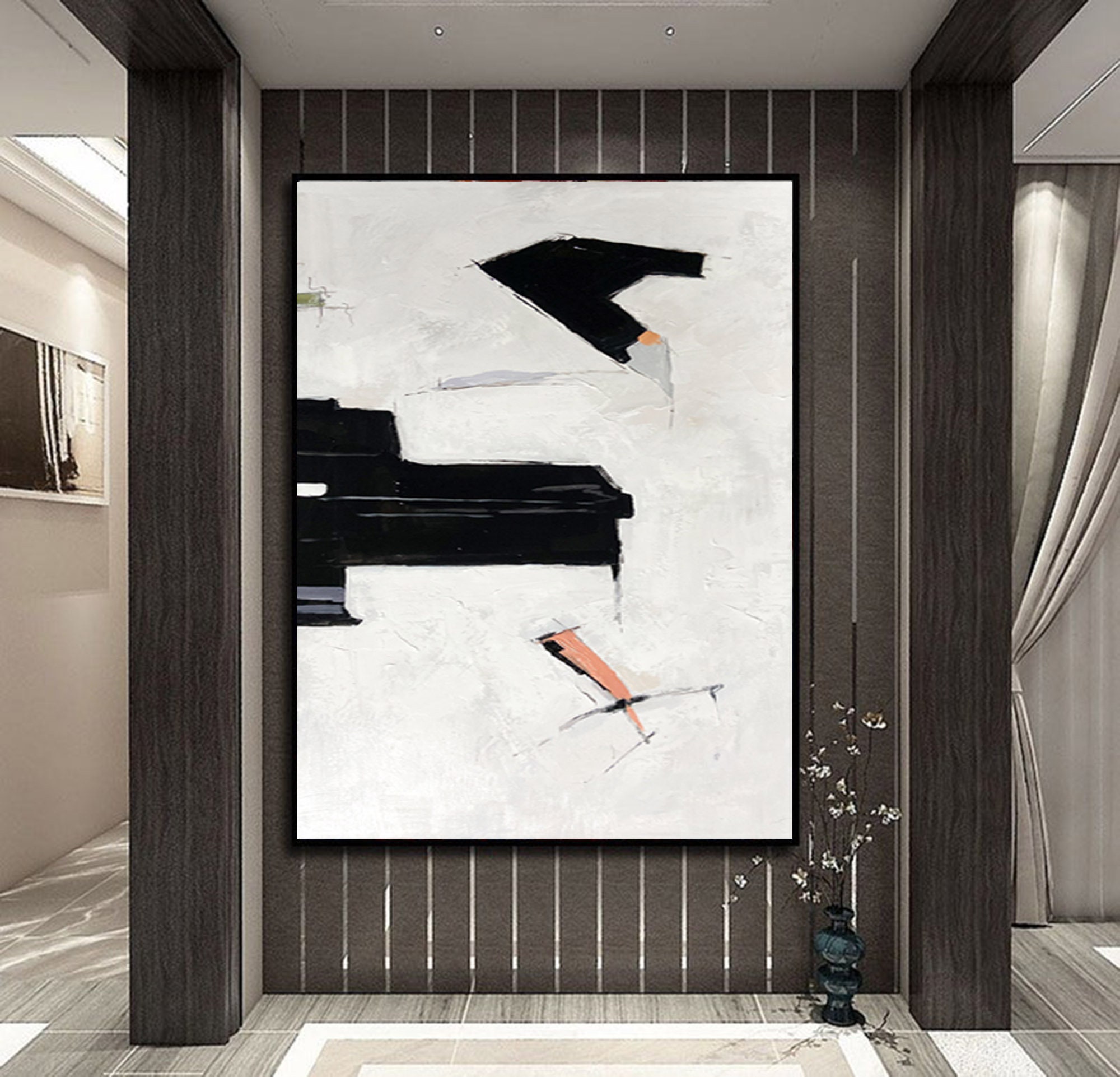 Modern Abstract Painting Canvas Large Abstract Wall Art | Etsy