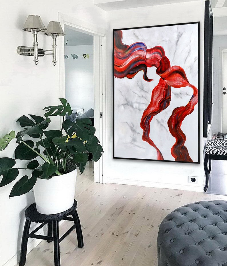 Extra Large Wall Art Modern Abstract Painting Original Large - Etsy