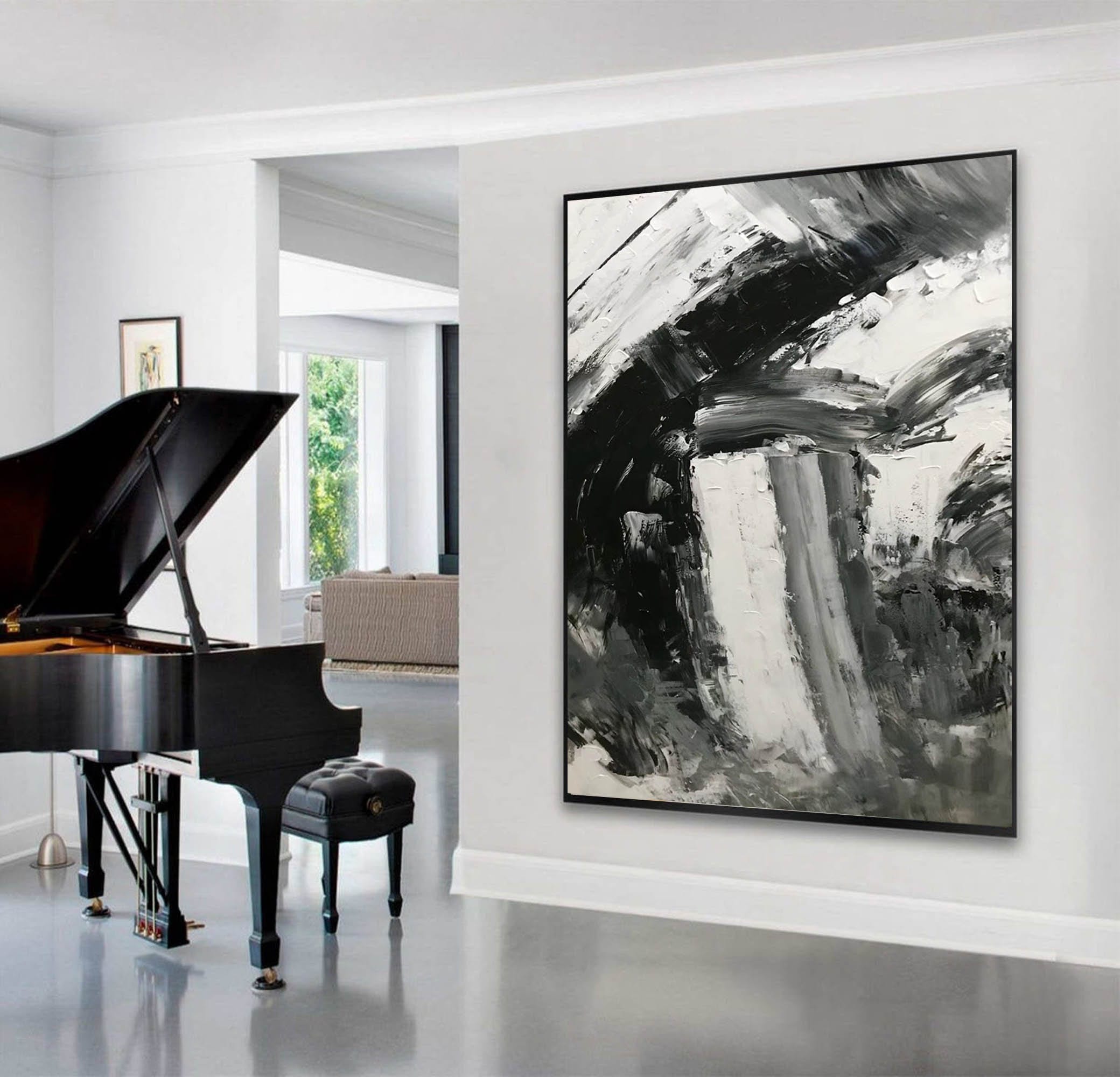 Oversized wall art canvas large abstract canvas art modern | Etsy