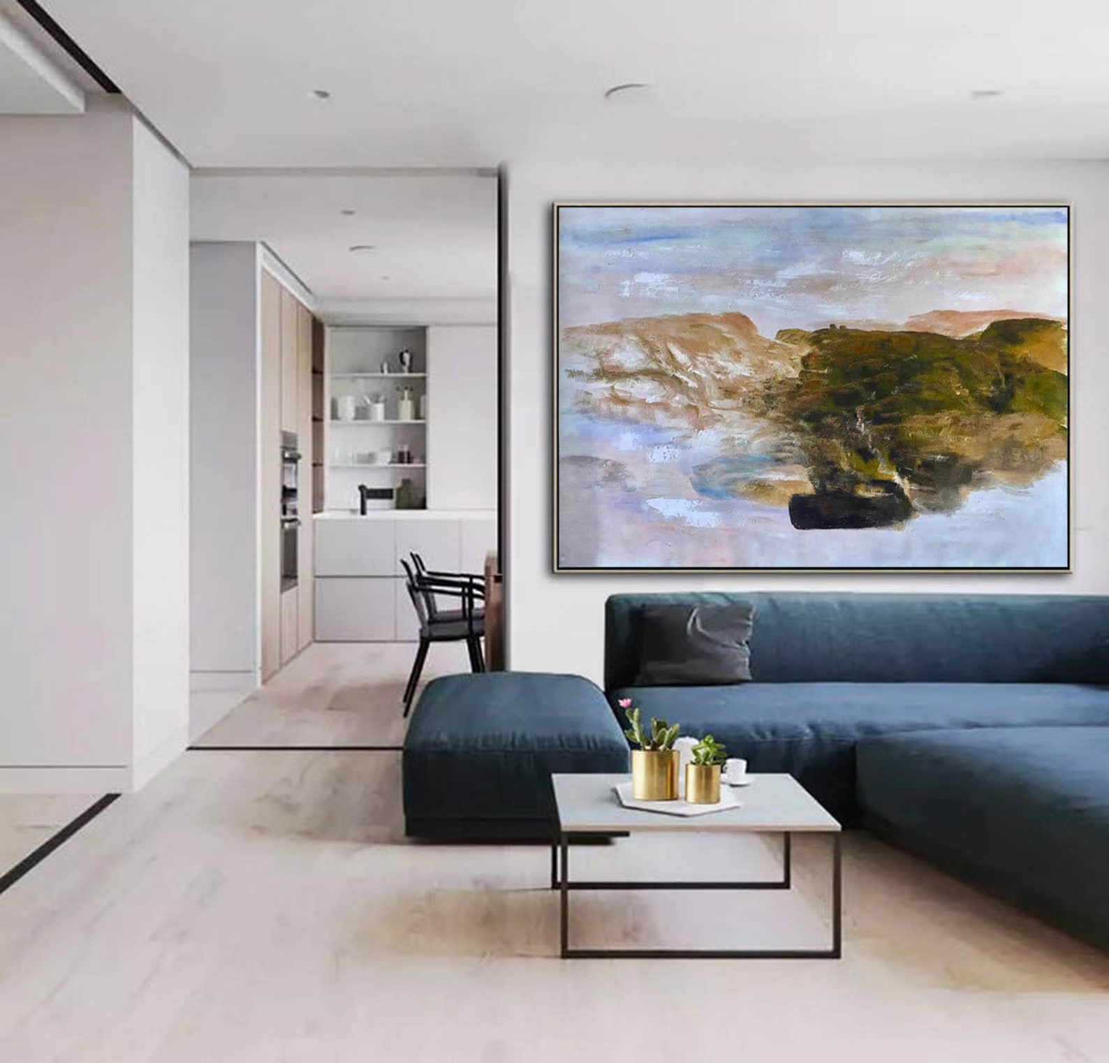 Extra Large Wall Art Living Room Wall Art Original Oil | Etsy