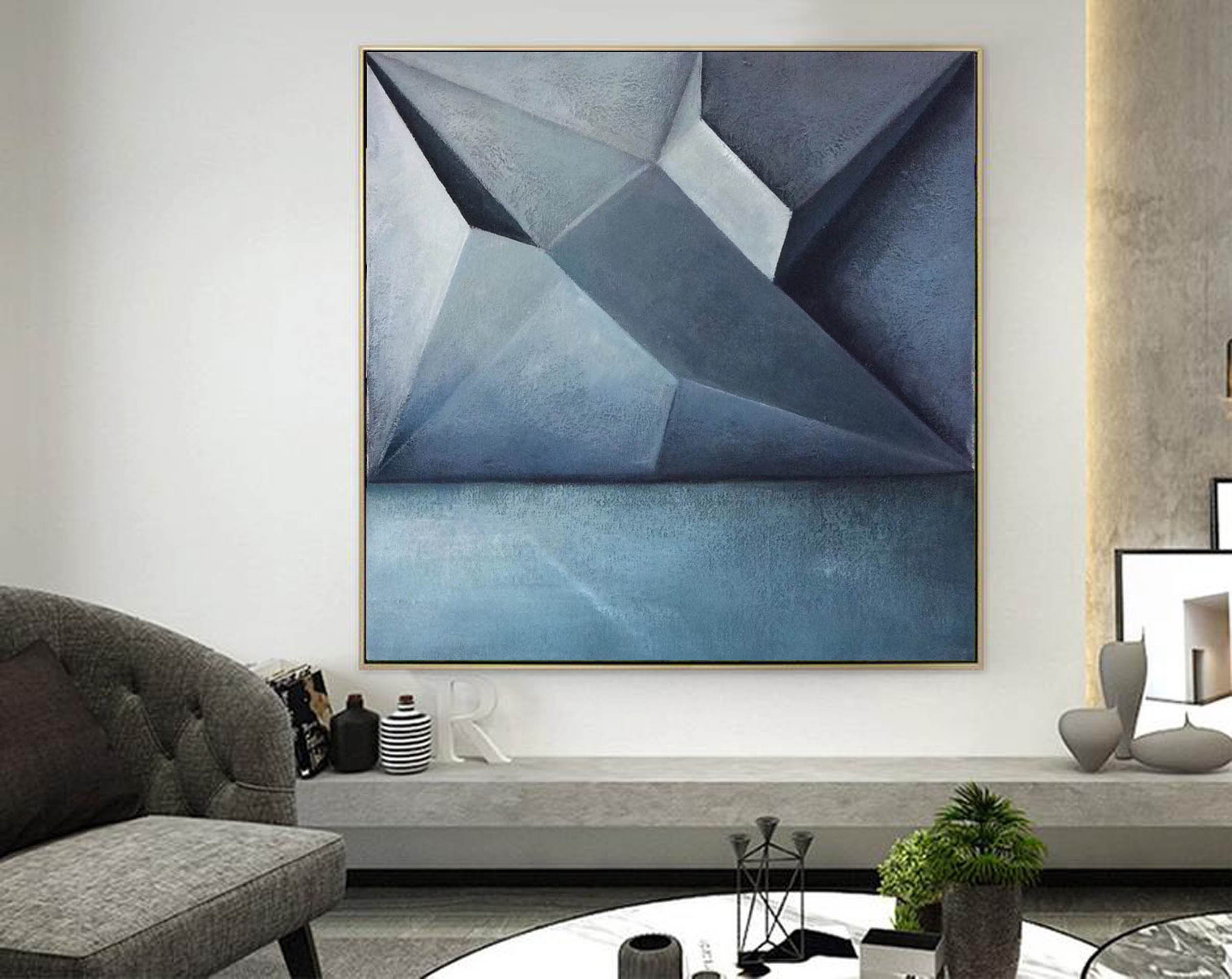 Oversized Canvas Art Large Oil Painting Abstract Large | Etsy