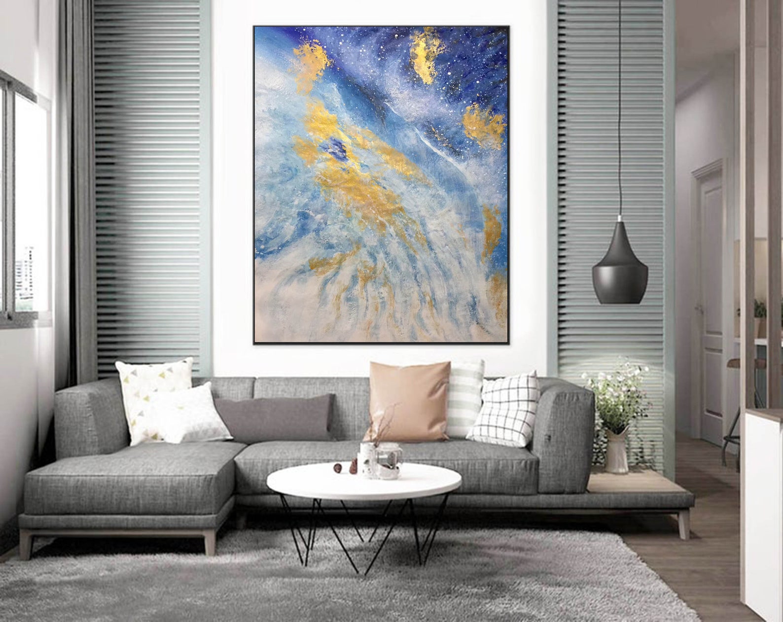Extra Large Wall Art Canvas, Large Canvas Art Abstract, Original ...