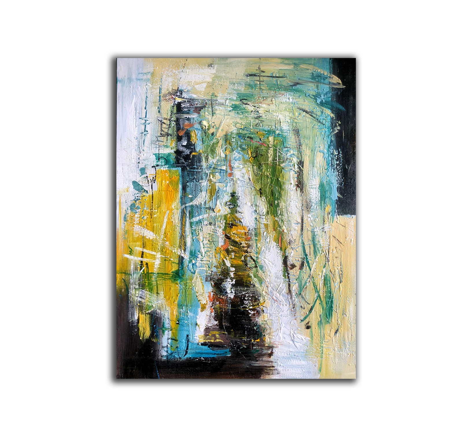 Extra Large Wall Art Abstract Heavy Textured Painting Large - Etsy