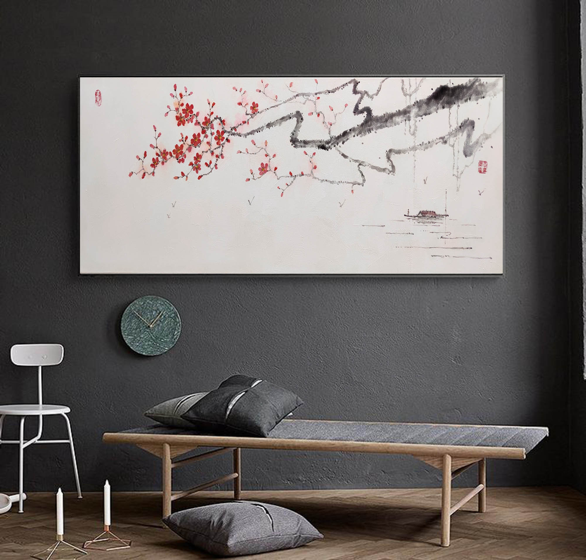 Large canvas wall art abstract painting original large | Etsy