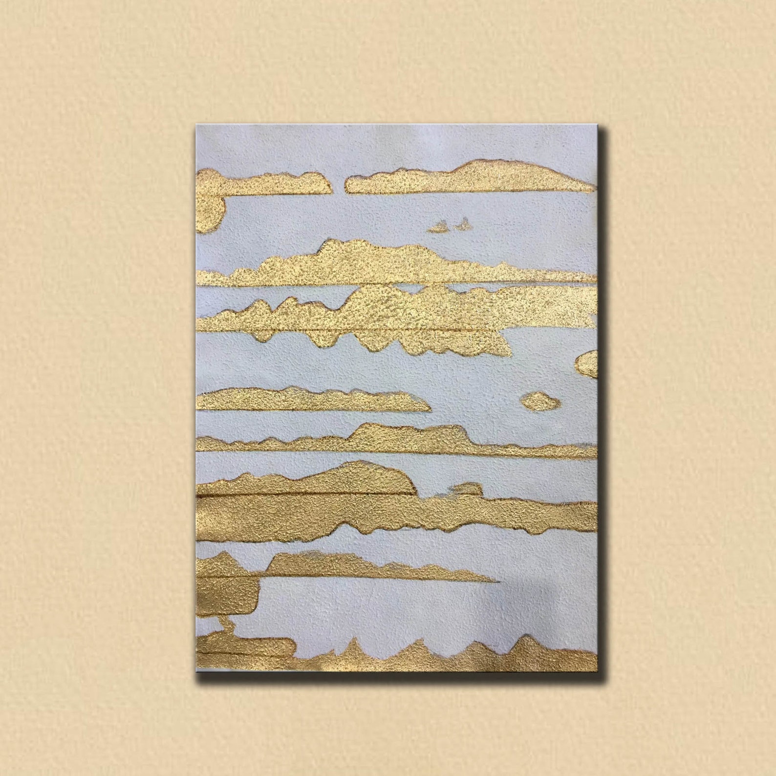 Modern Abstract Painting Gold Painting Hand Painted Large - Etsy