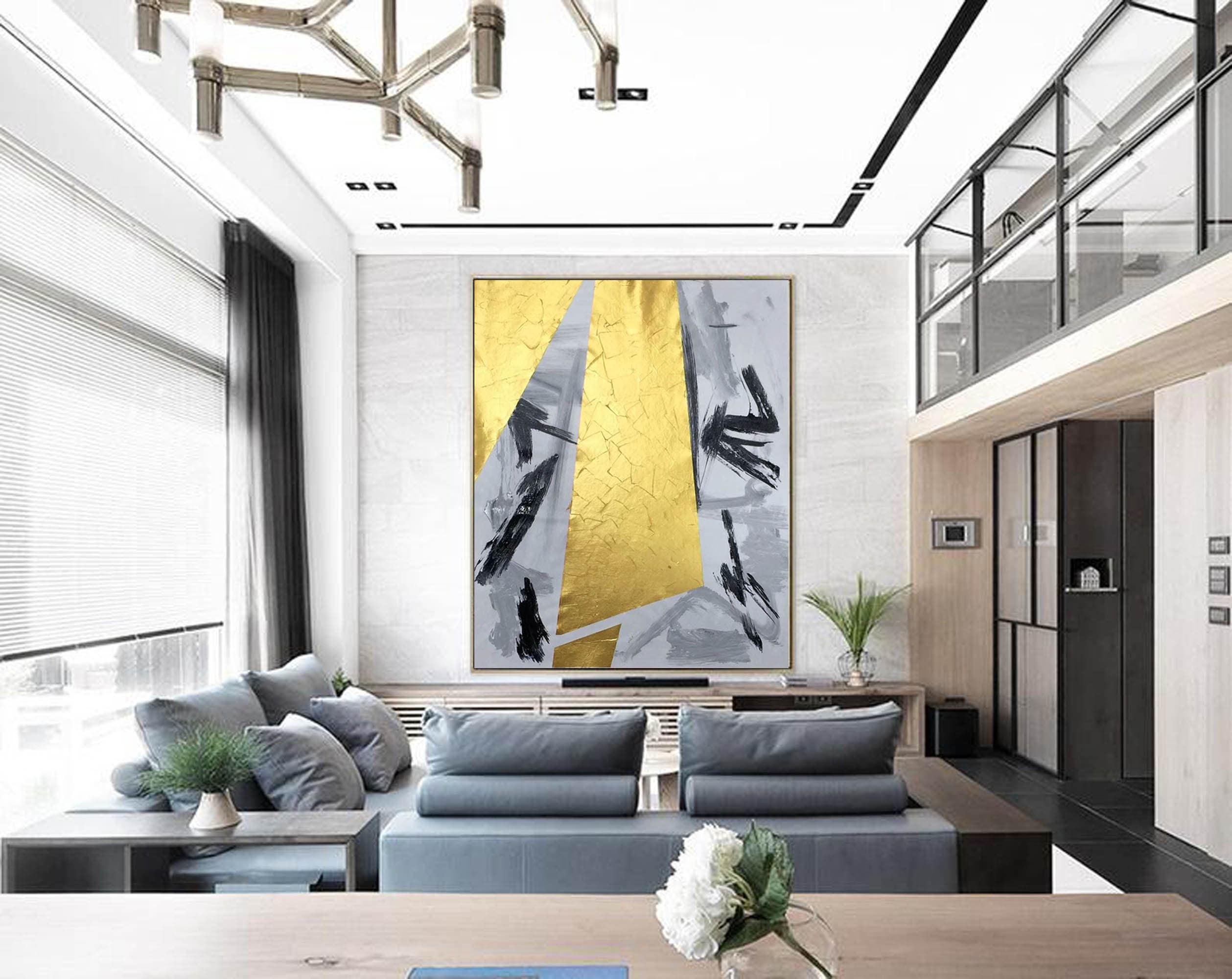 Extra Large Wall Art Canvas, Extra Large Painting on Canvas, Abstract ...