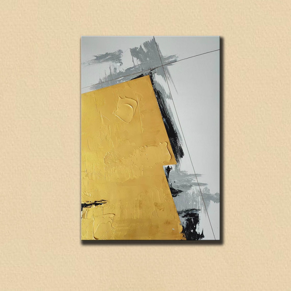 Extra Large Wall Art Canvas Textured Wall Art Abstract - Etsy