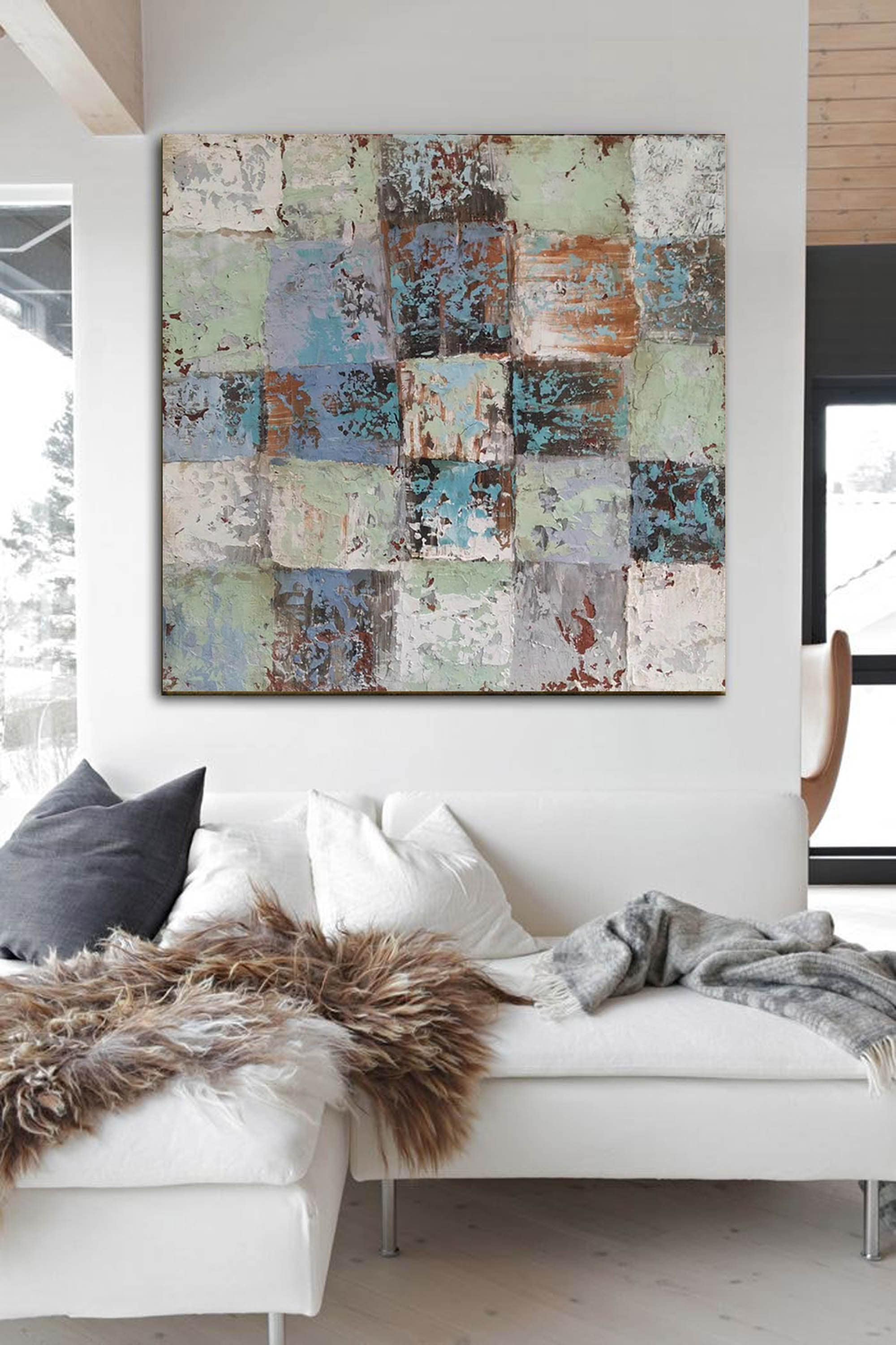 Large Abstract Painting Original, Abstract Oil Painting on Canvas ...