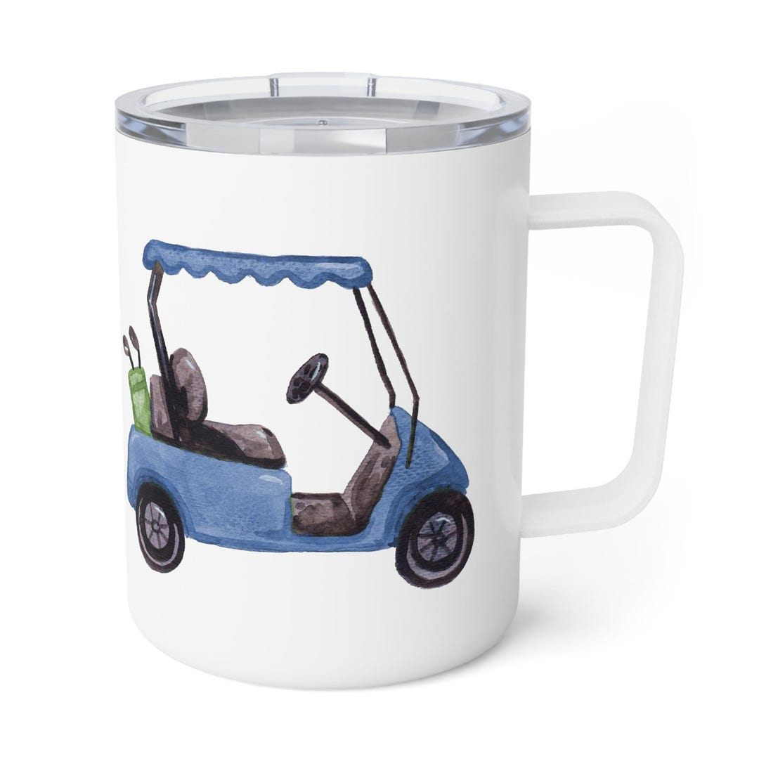 Fairway Golfing Insulated Mug With Optional Personalization - Etsy