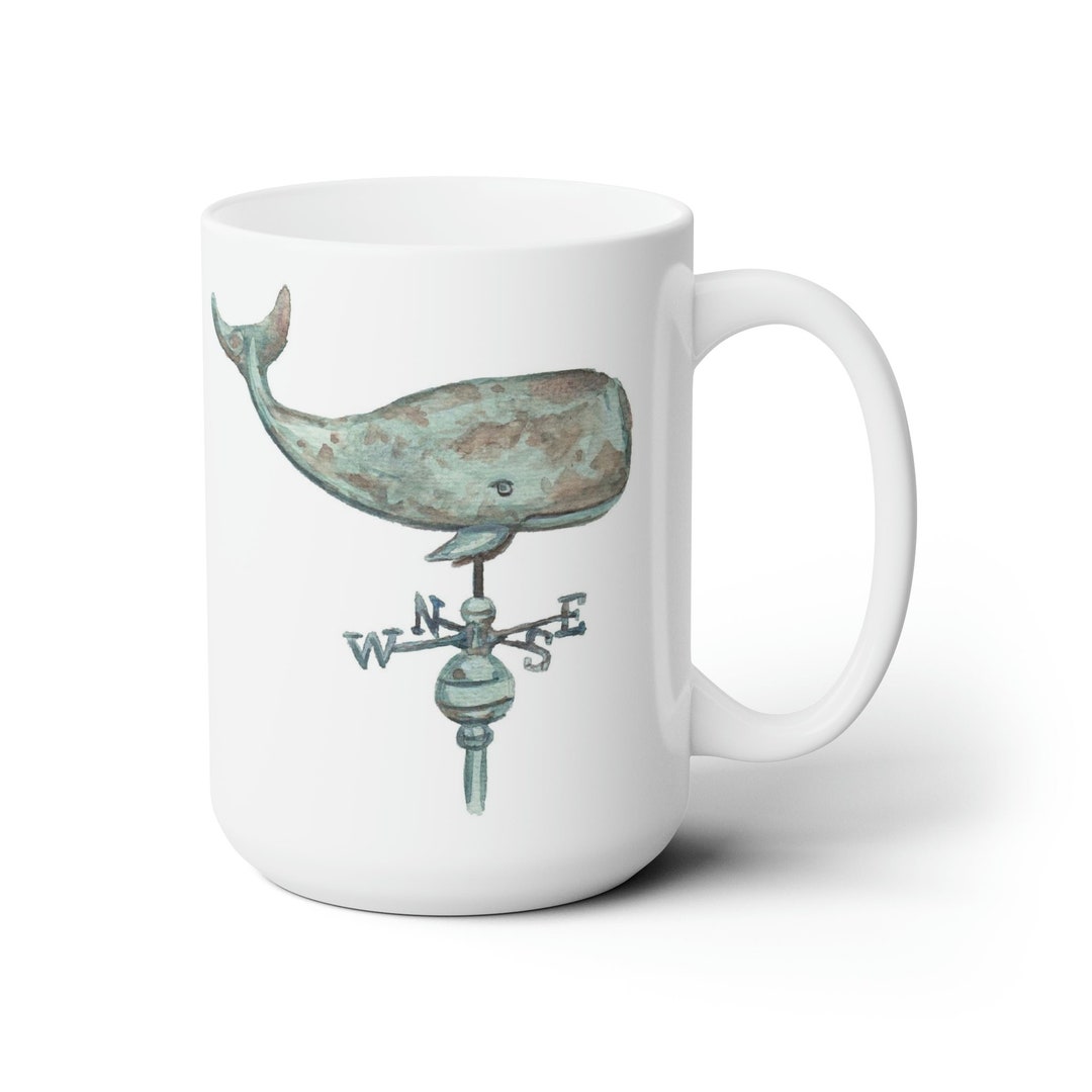 Windy Whale Ceramic Mug - Etsy