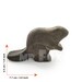Wooden Beaver Toy Beaver Figurine Woodland Animals Fall Aesthetic ...