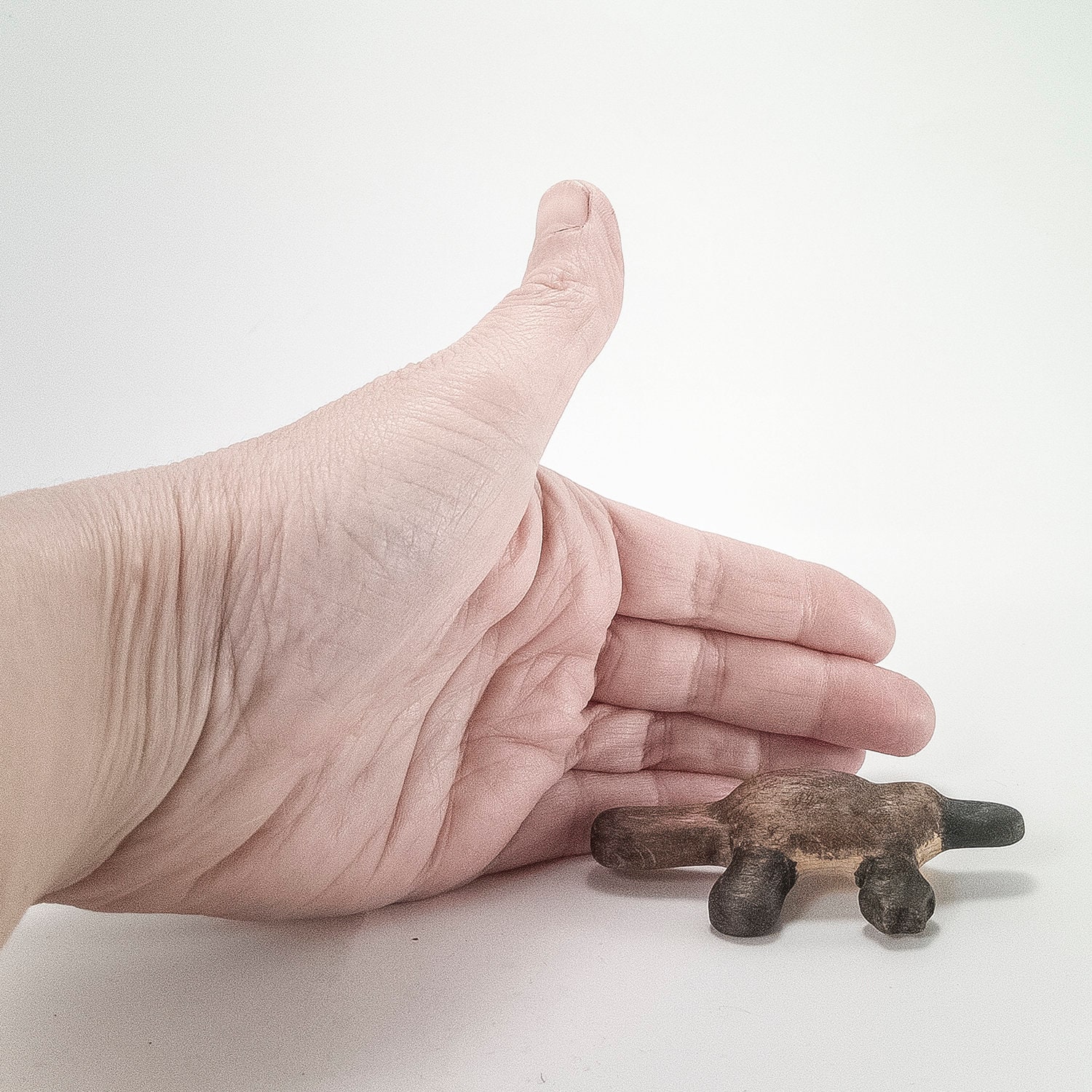 Wooden Toy Platypus Wooden Platypus Figurine Wooden | Etsy
