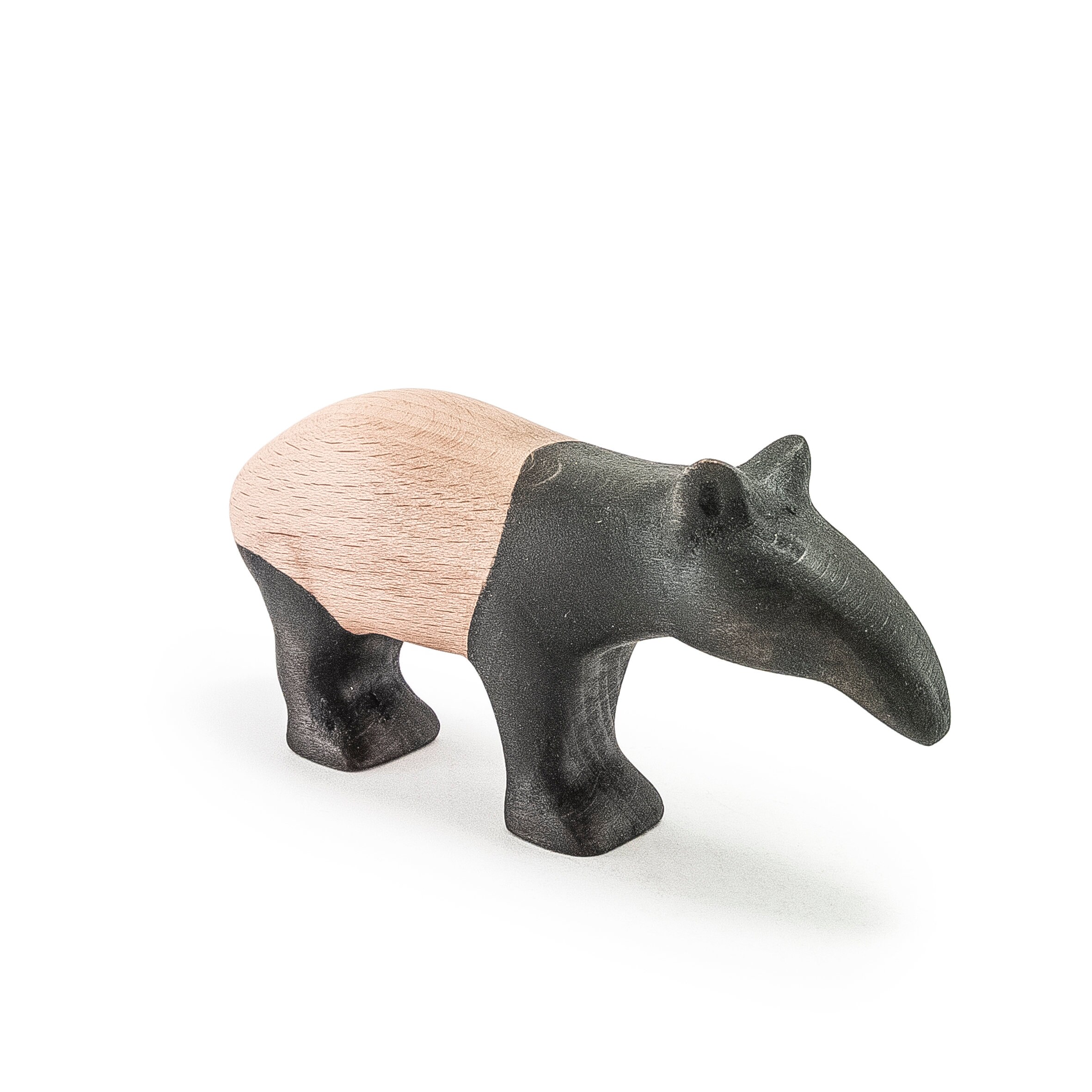 Wooden Toy Tapir Wooden Tapir Asian Animal Toy Wooden - Etsy