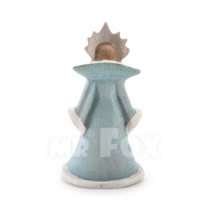 Wooden Snow Queen Figurine - Wooden Toy Snow Queen - Carved Snow Maiden ...